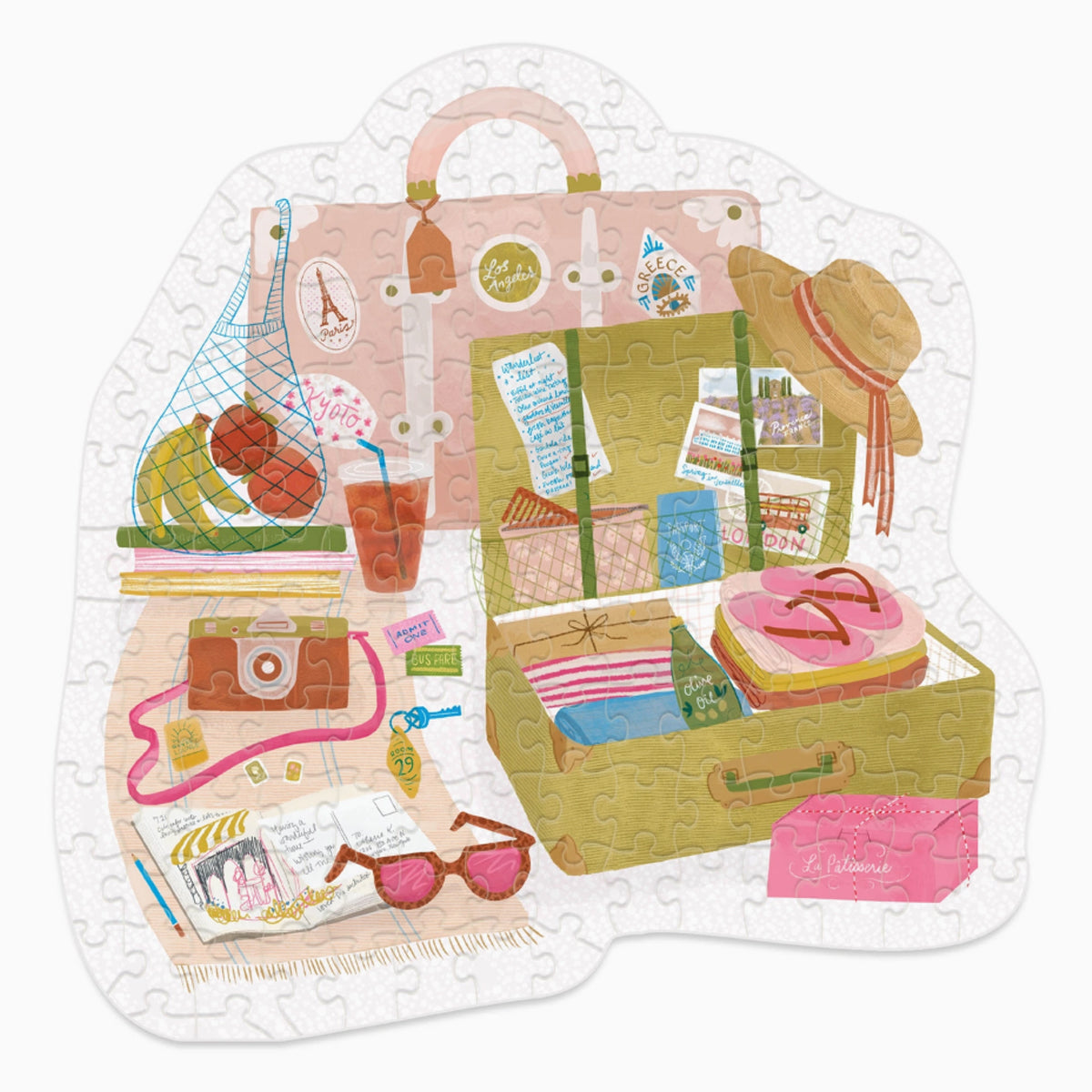 Mini Jigsaw Puzzle: Packed to Wander - Designer Blooms USA